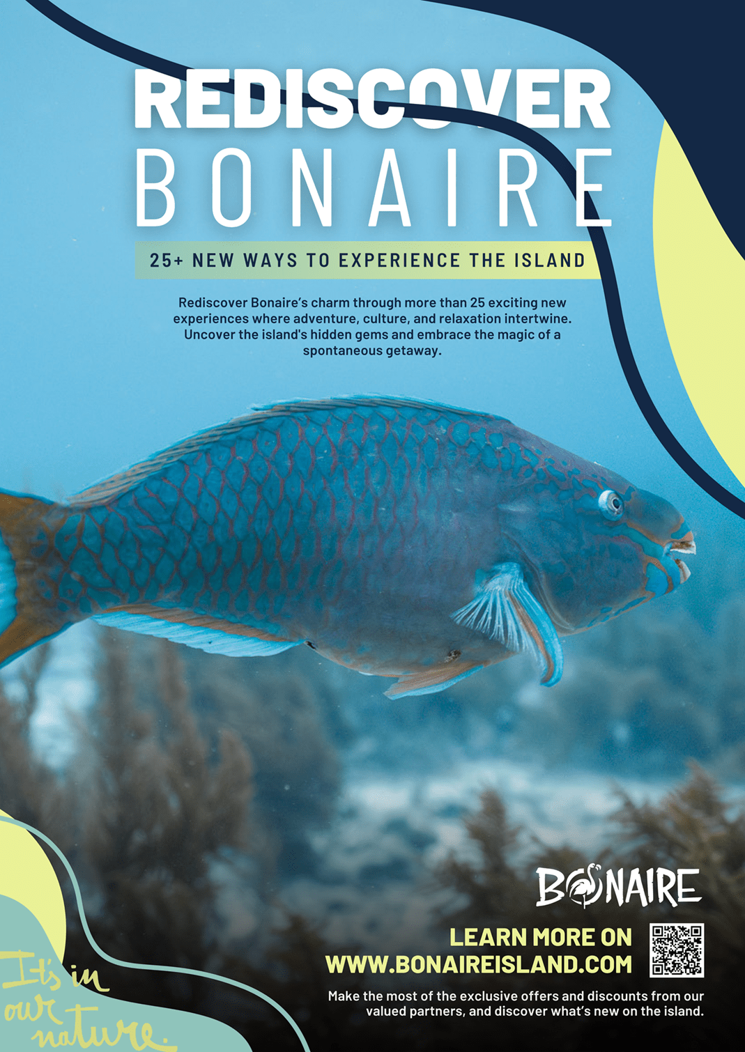 Kampaña ‘Rediscover Bonaire’ Bintisinku manera nobo pa eksperensiá ...