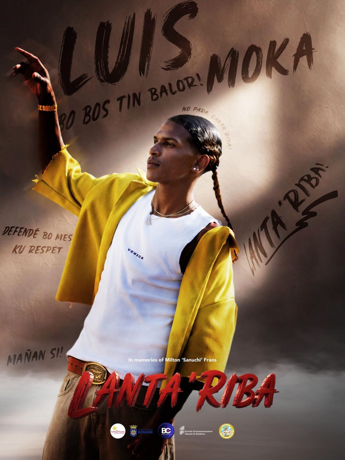 Den pelíkula Lanta’Riba Luis Moka i Jeon ta uni komo aktor | Extra Bonaire
